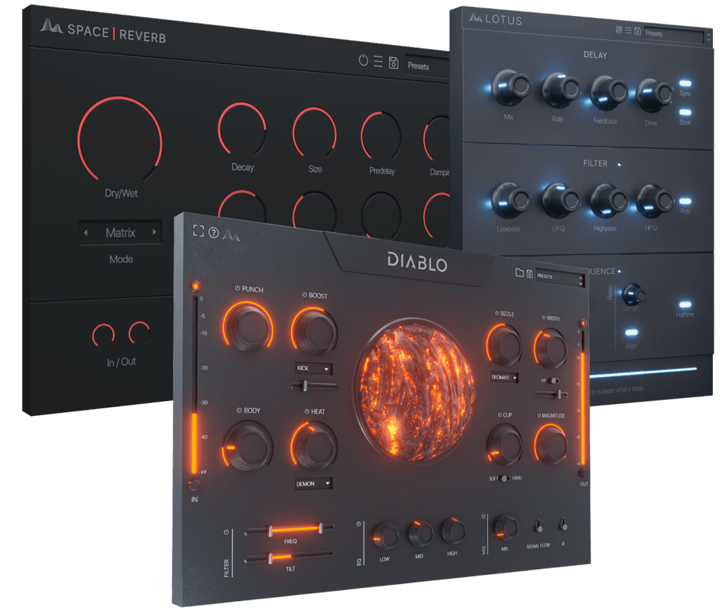 Plugin Bundle (Diablo, Lotus, Space) – Cymatics.fm
